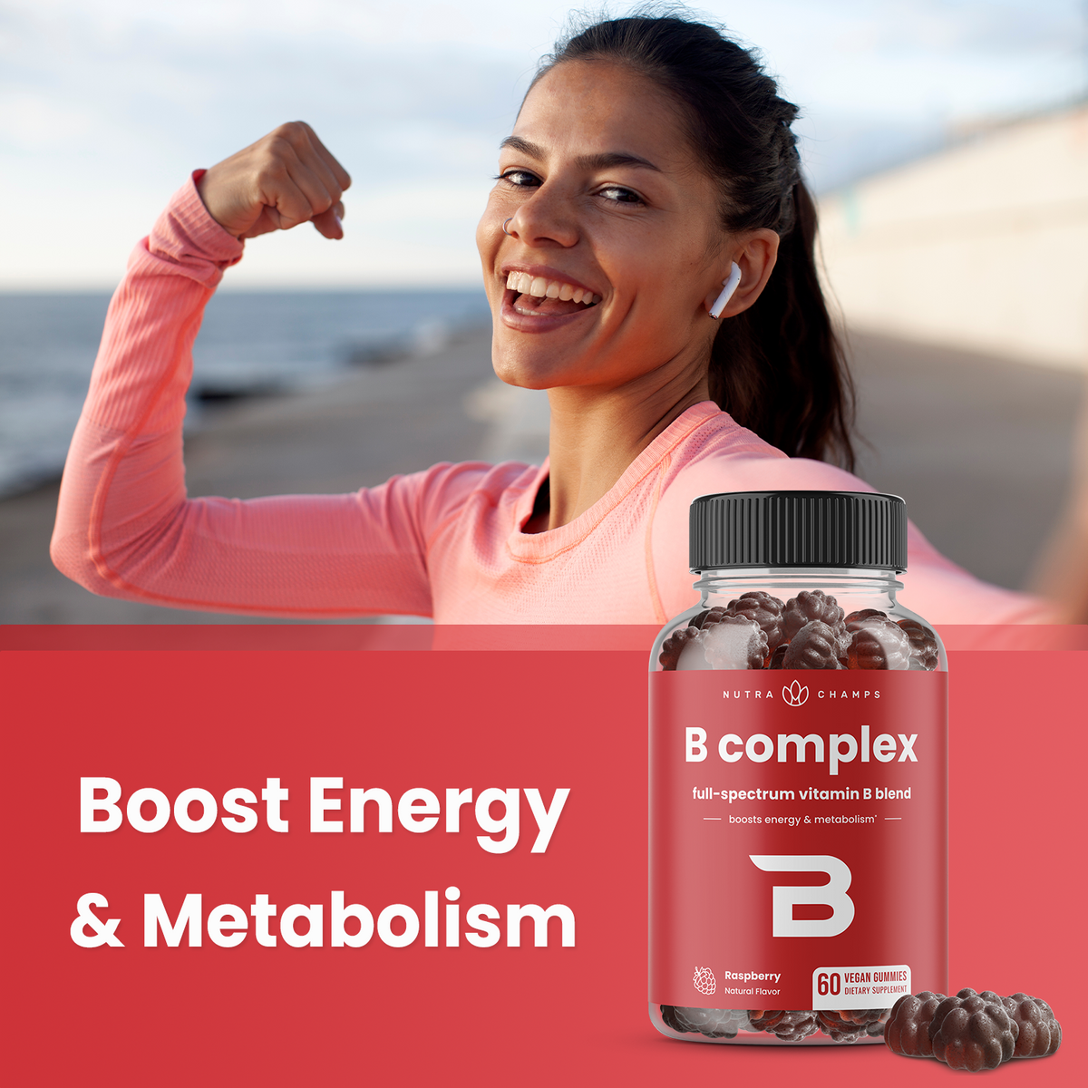 Vitamin B Complex Gummies - NutraChamps